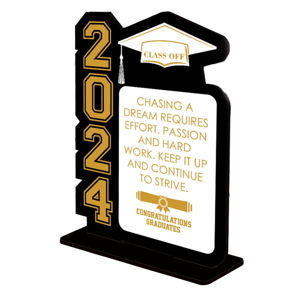 Graduation Table Centerpiece 2024 Wooden Table Decoration for ...