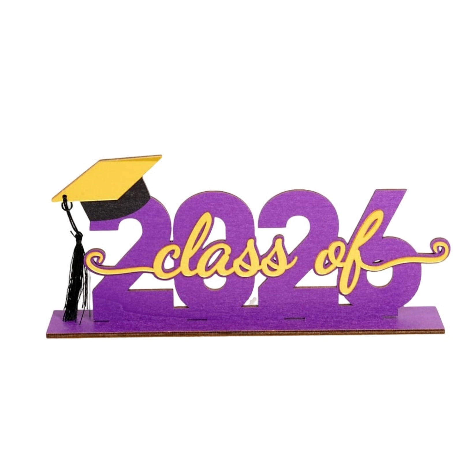 Graduation Table Decoration Graduate Wooden Sign Class of 2026 Tiered ...