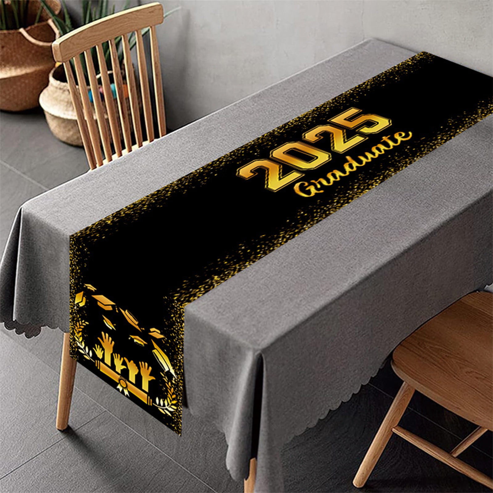 Graduation Table Runner Congats Grad Class of 2025 Celebration Party ...