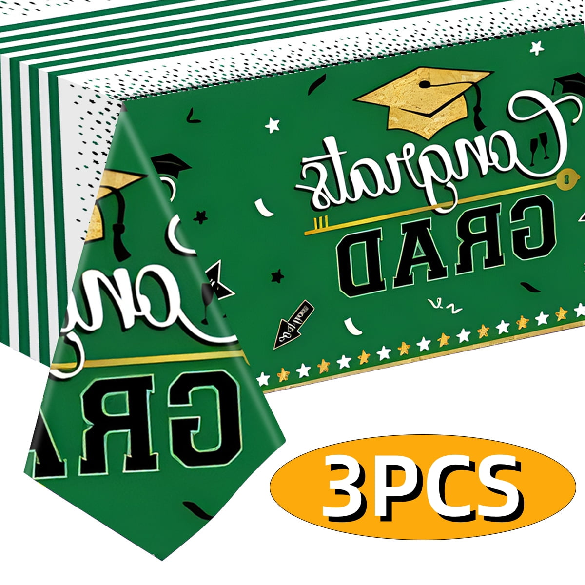Graduation Tablecloth Decorations Graduation Party Supplies Disposable ...