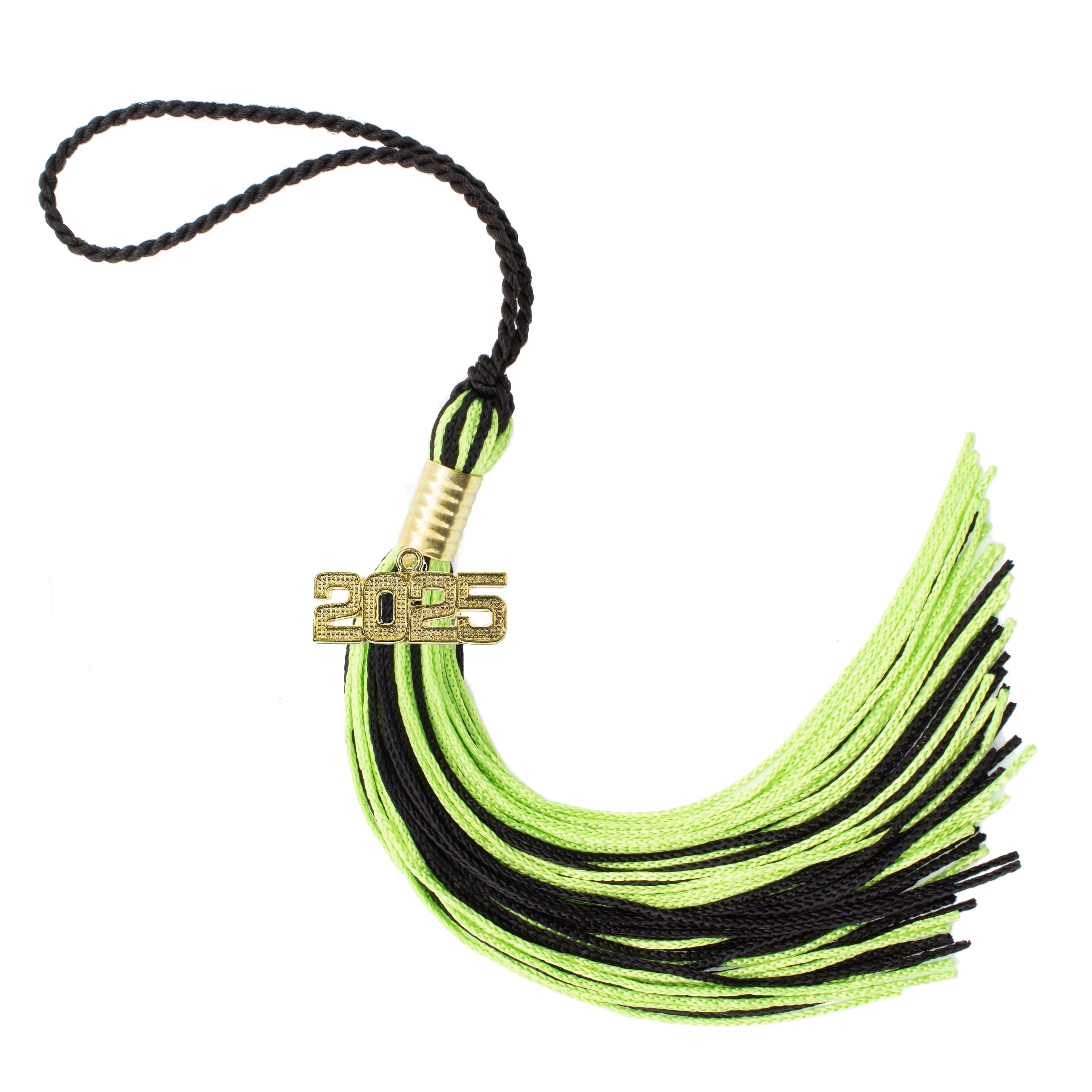 Graduation Tassel 2025 BLACK/LIME- Tassel Depot Brand - Walmart.com