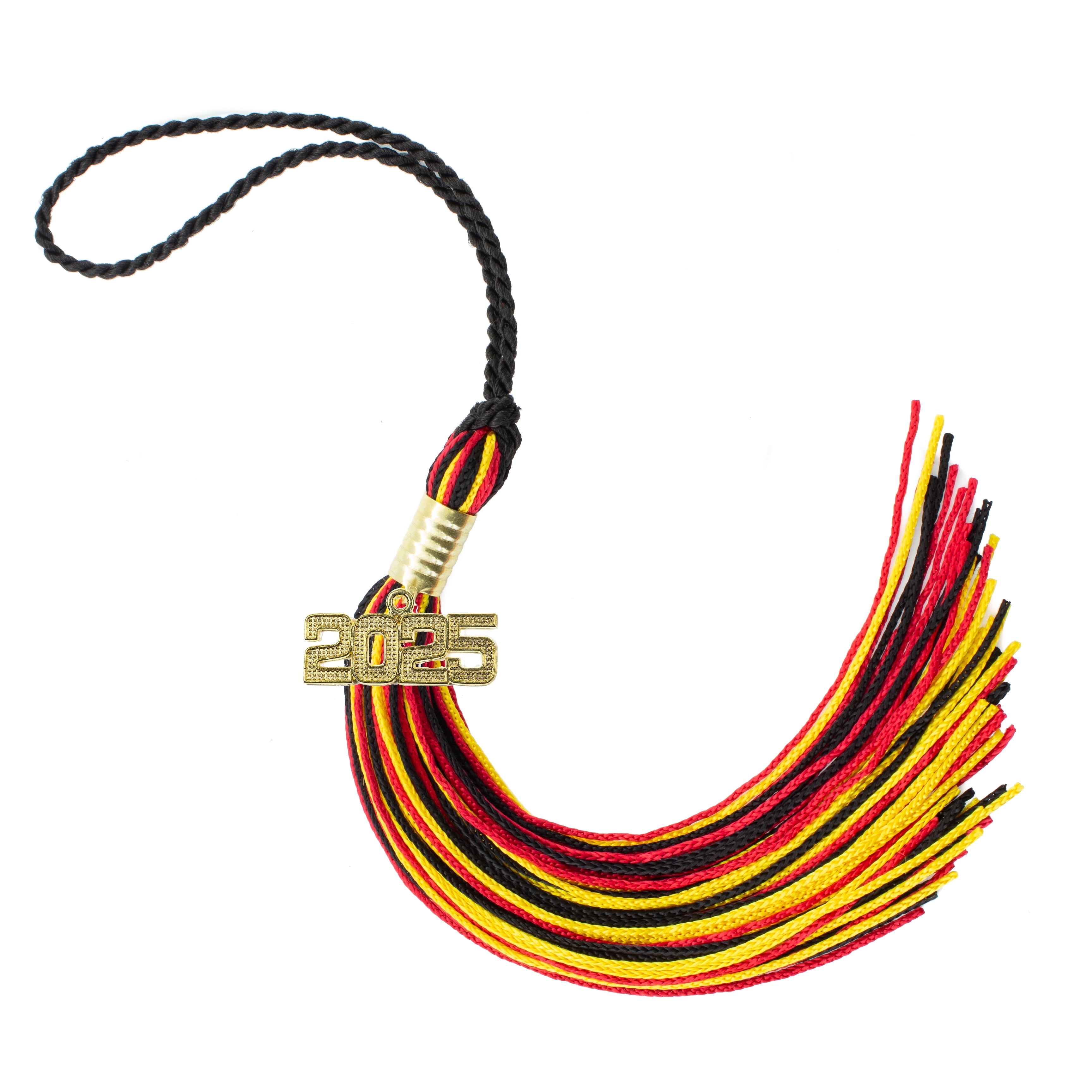 Graduation Tassel 2025 BLACK/RED/GOLD- Tassel Depot Brand - Walmart.com