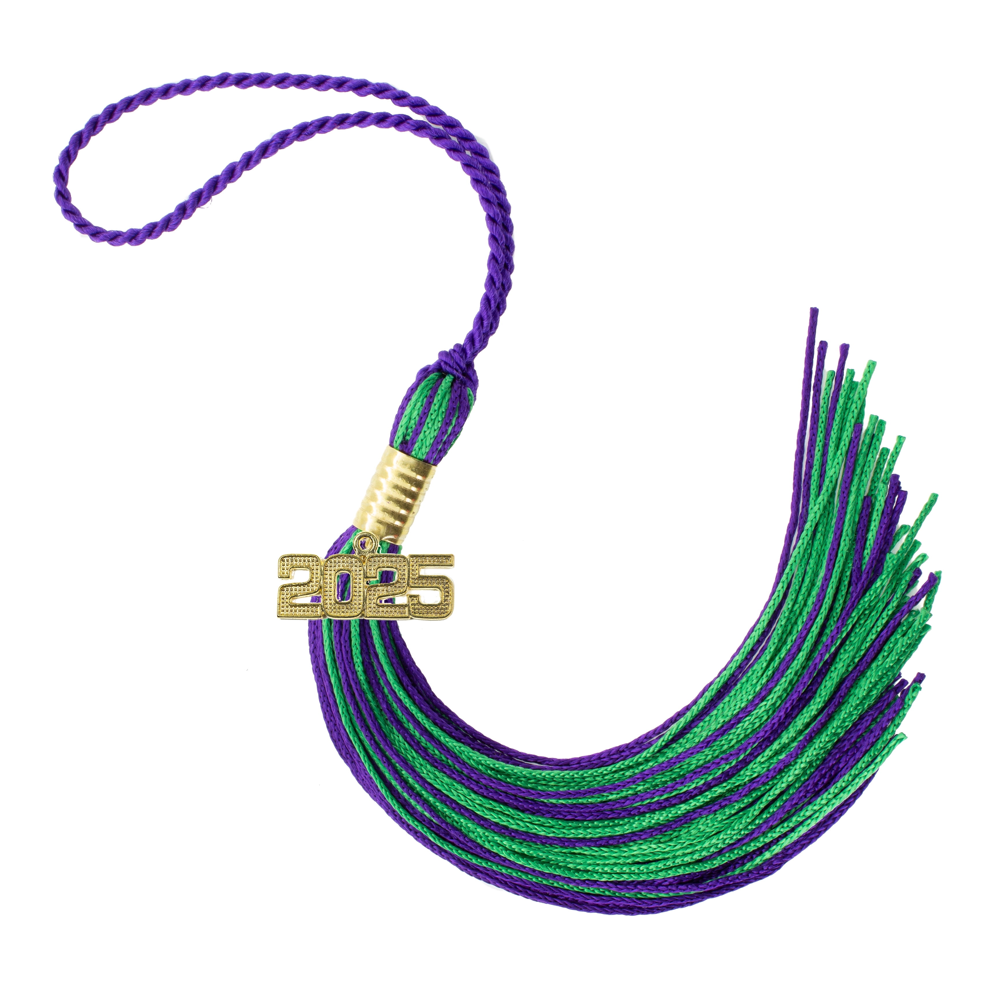 Graduation Tassel 2025 PURPLE/KELLY- Tassel Depot Brand - Walmart.com