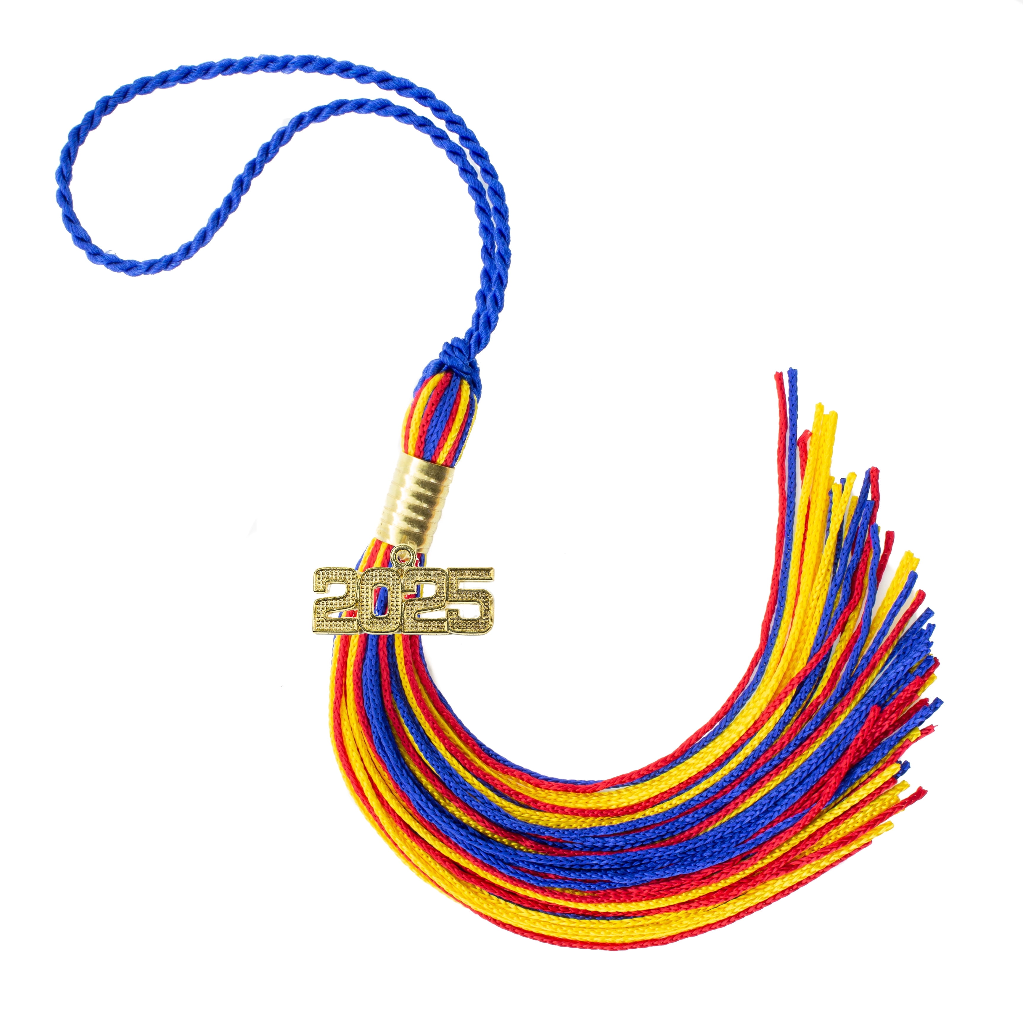 Graduation Tassel 2025 ROYAL / ORANGE / GOLD - Tassel Depot Brand ...