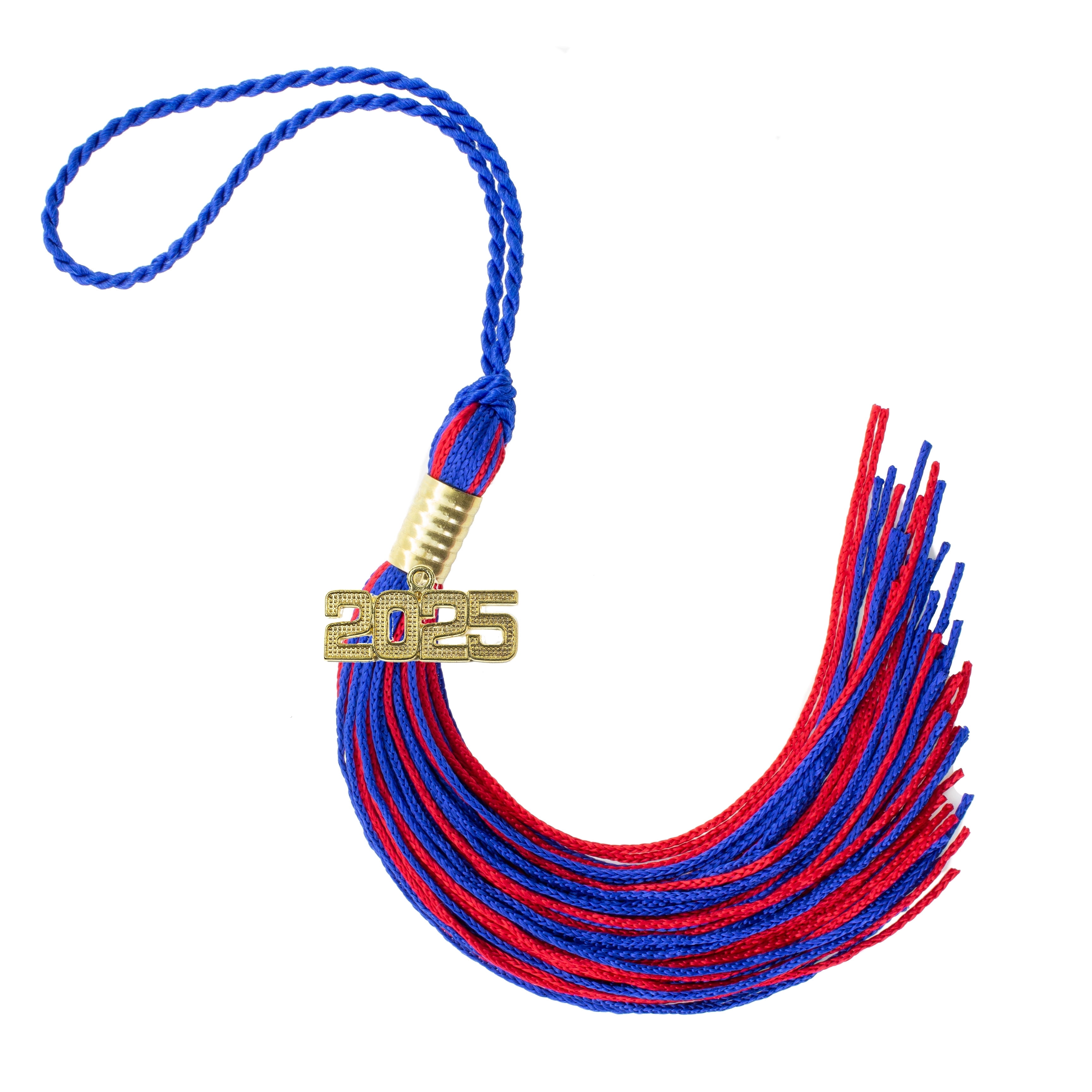 Graduation Tassel 2025 ROYAL/RED- Tassel Depot Brand - Walmart.com