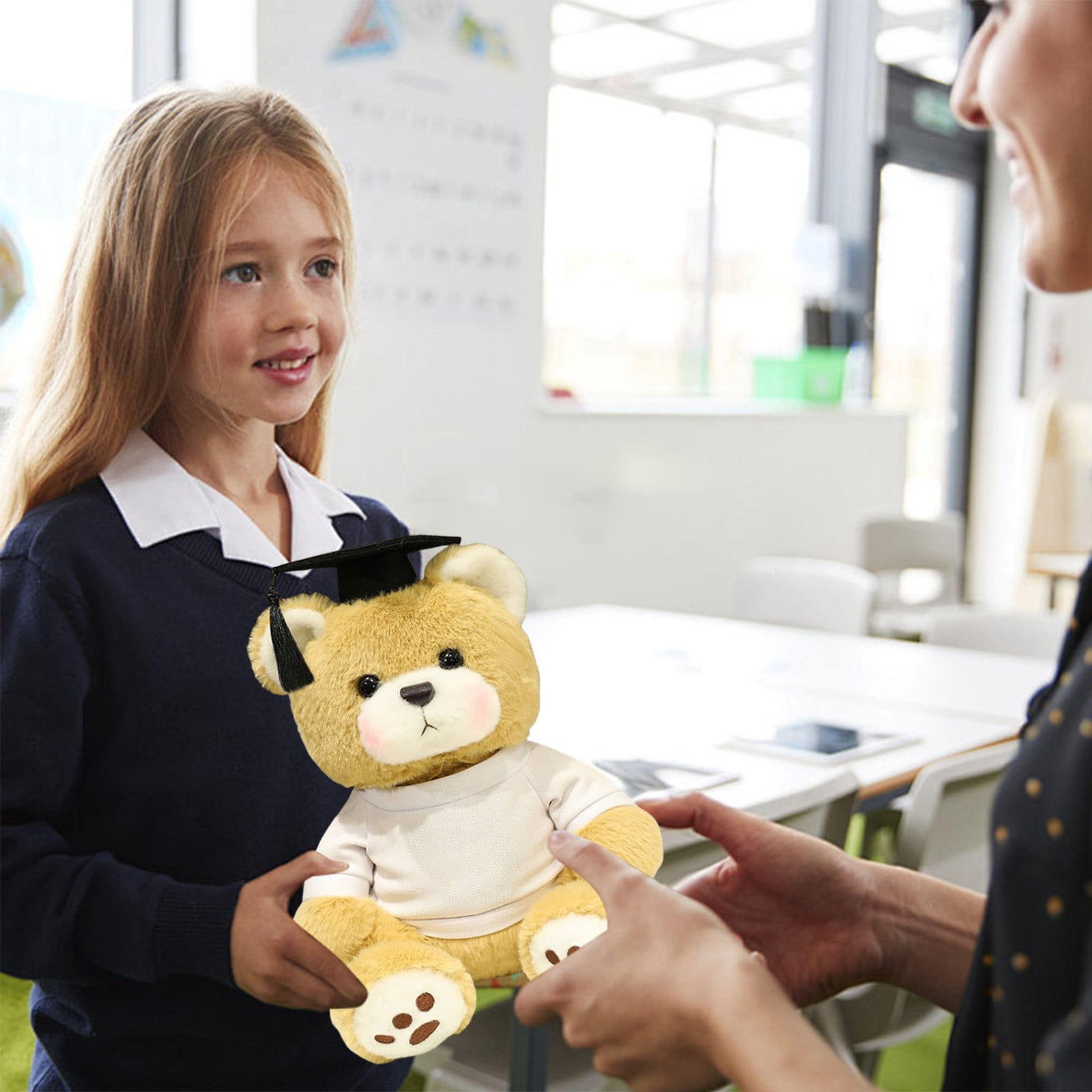 Graduation Teddy Bear 2025 Graduation Gift - Adorable Graduation Doll Toy Teddy Bear for Class ...