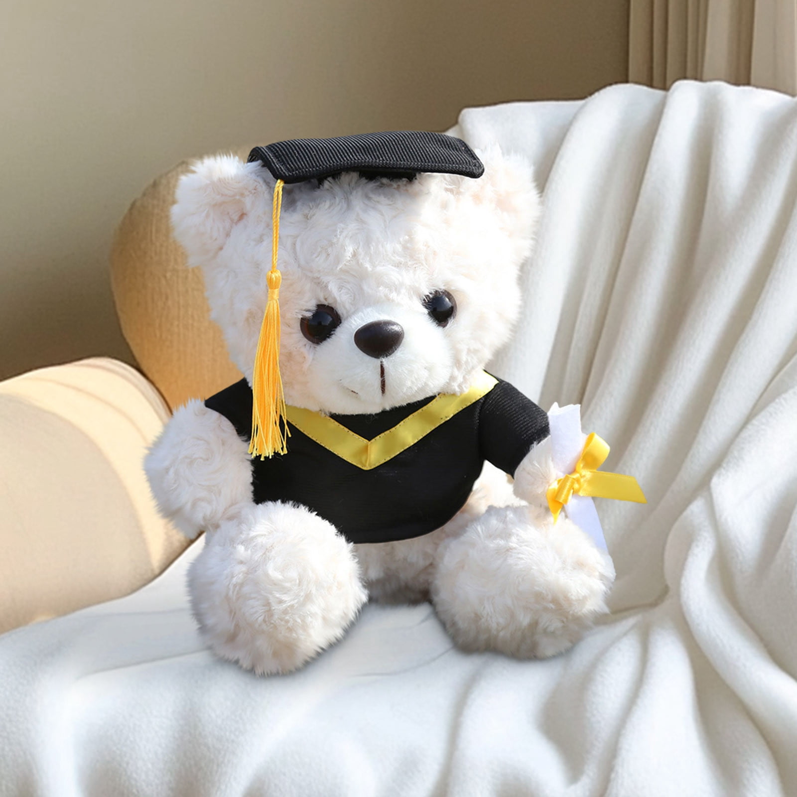 Graduation Teddy Bear - Soft Plush Graduate-Themed Stuffed Animal, Cute ...
