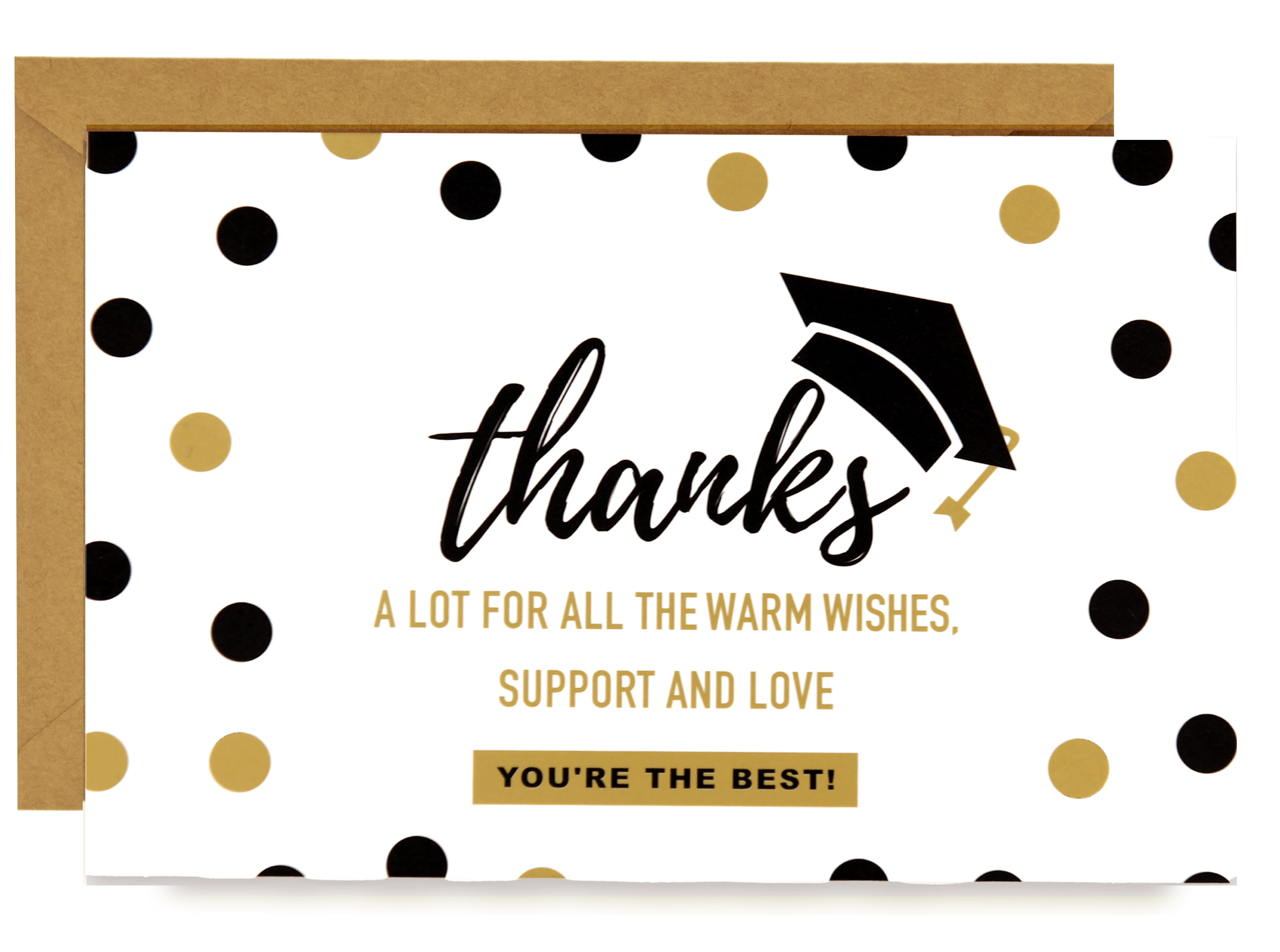 Graduation Thank you Cards 2024 With Envelopes - Pack of 24 Notecards ...