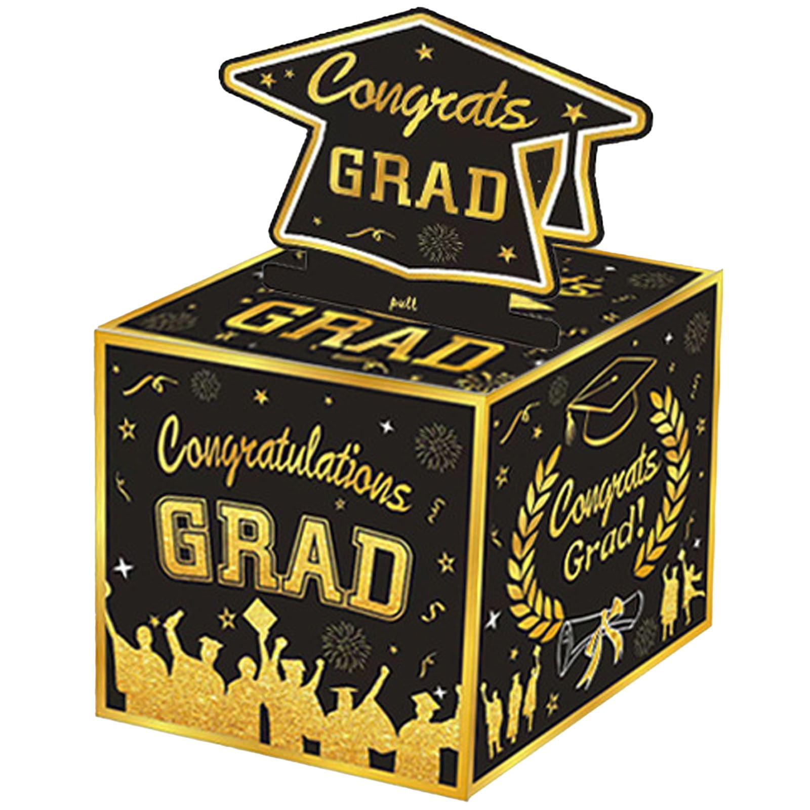 Graduation Themed Boxes Graduation Themed Drawer Box, Foldable ...