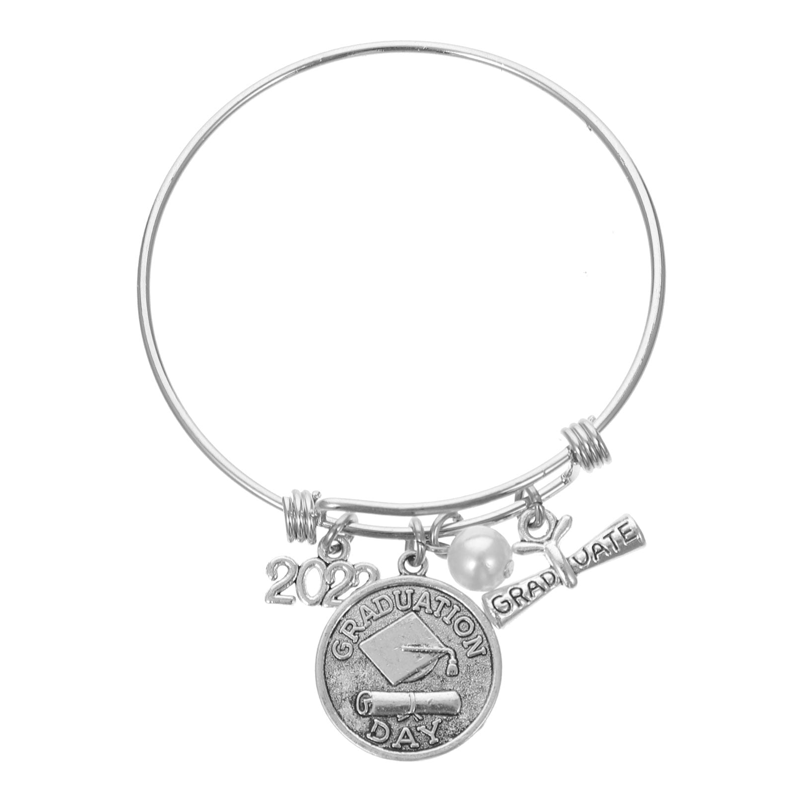 Graduation Themed Bracelet Stainless Steel Bracelet Chic Graduation ...