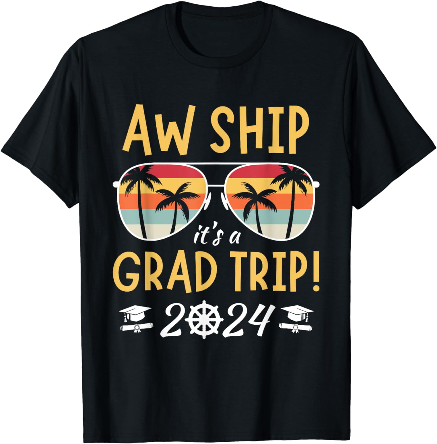 Graduation Trip Cruise 2024 Ship Senior Matching Cruise T-Shirt ...