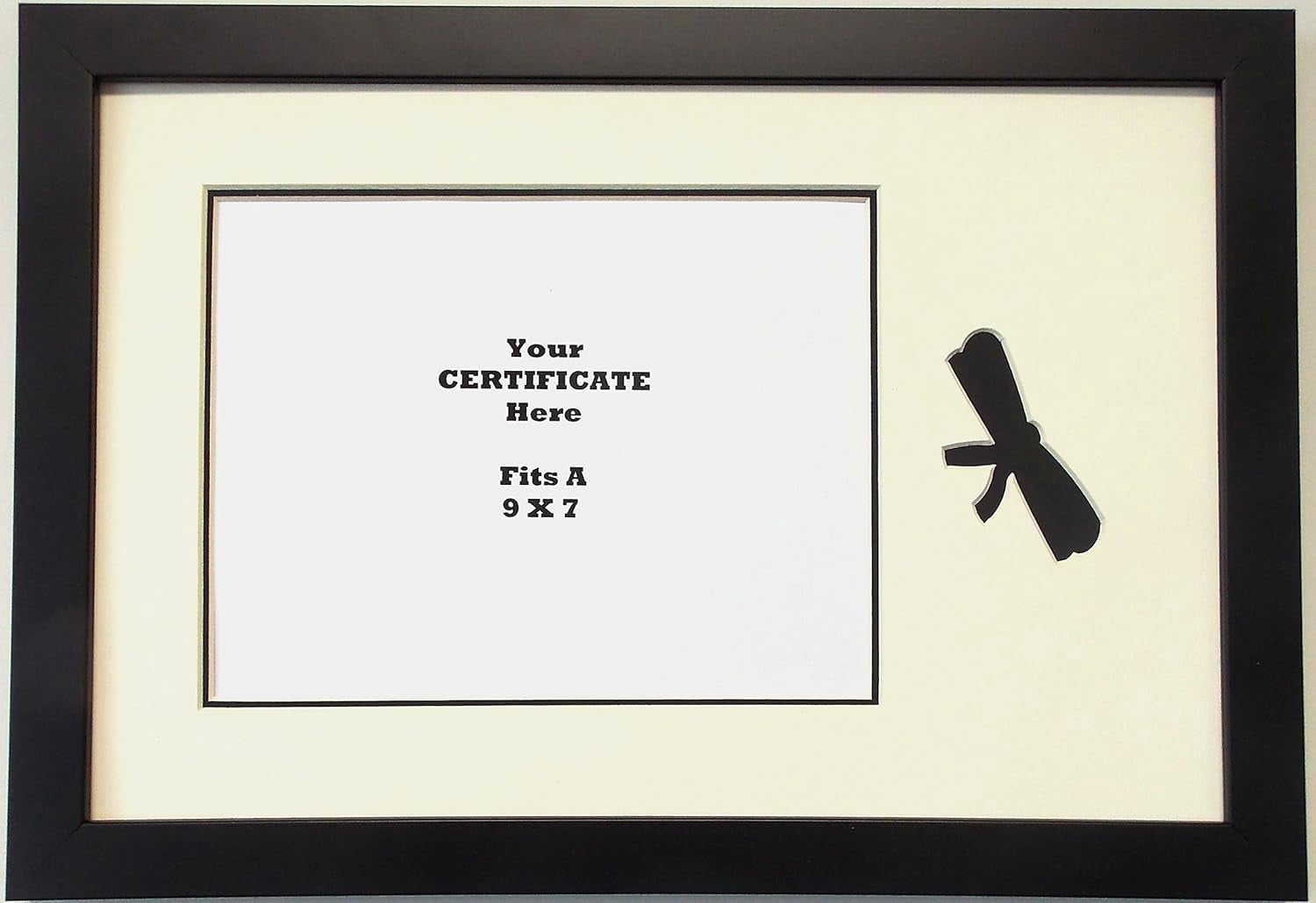 Graduation University Diploma Certificate Picture Frame Matted Holds ...