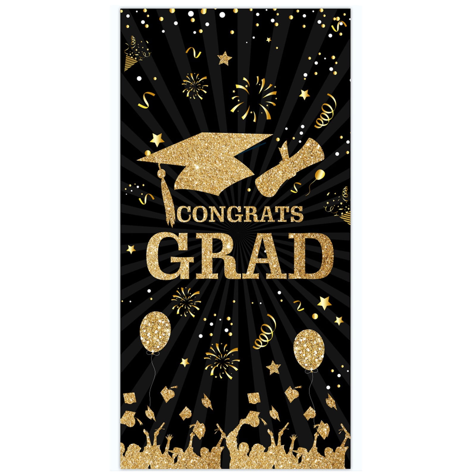 Graduation Vertical Poster Series - Large Congrats Grad Banner 72X44 ...