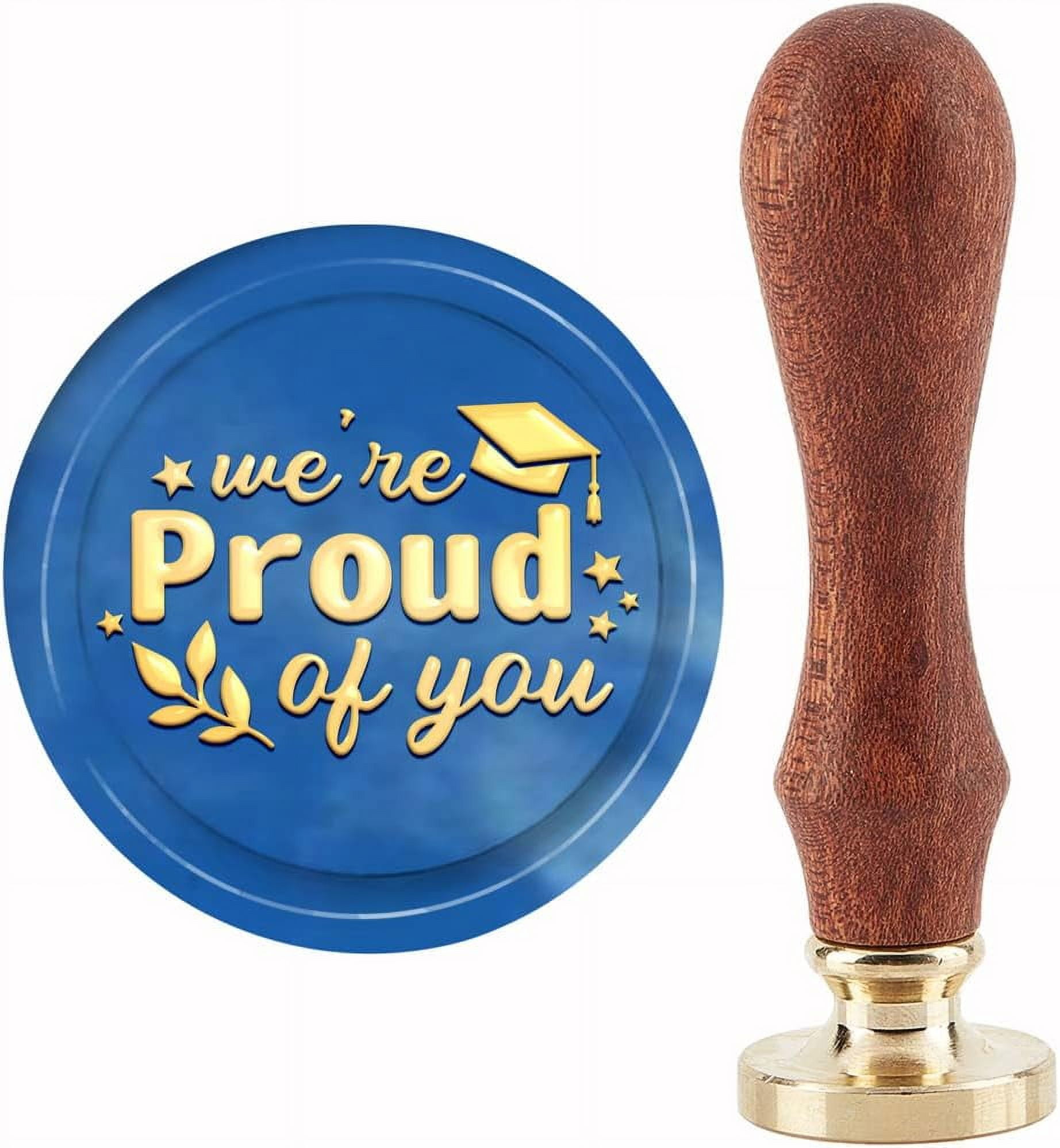 Graduation Wax Seal Stamp We are Proud of You Sealing Wax Stamps ...