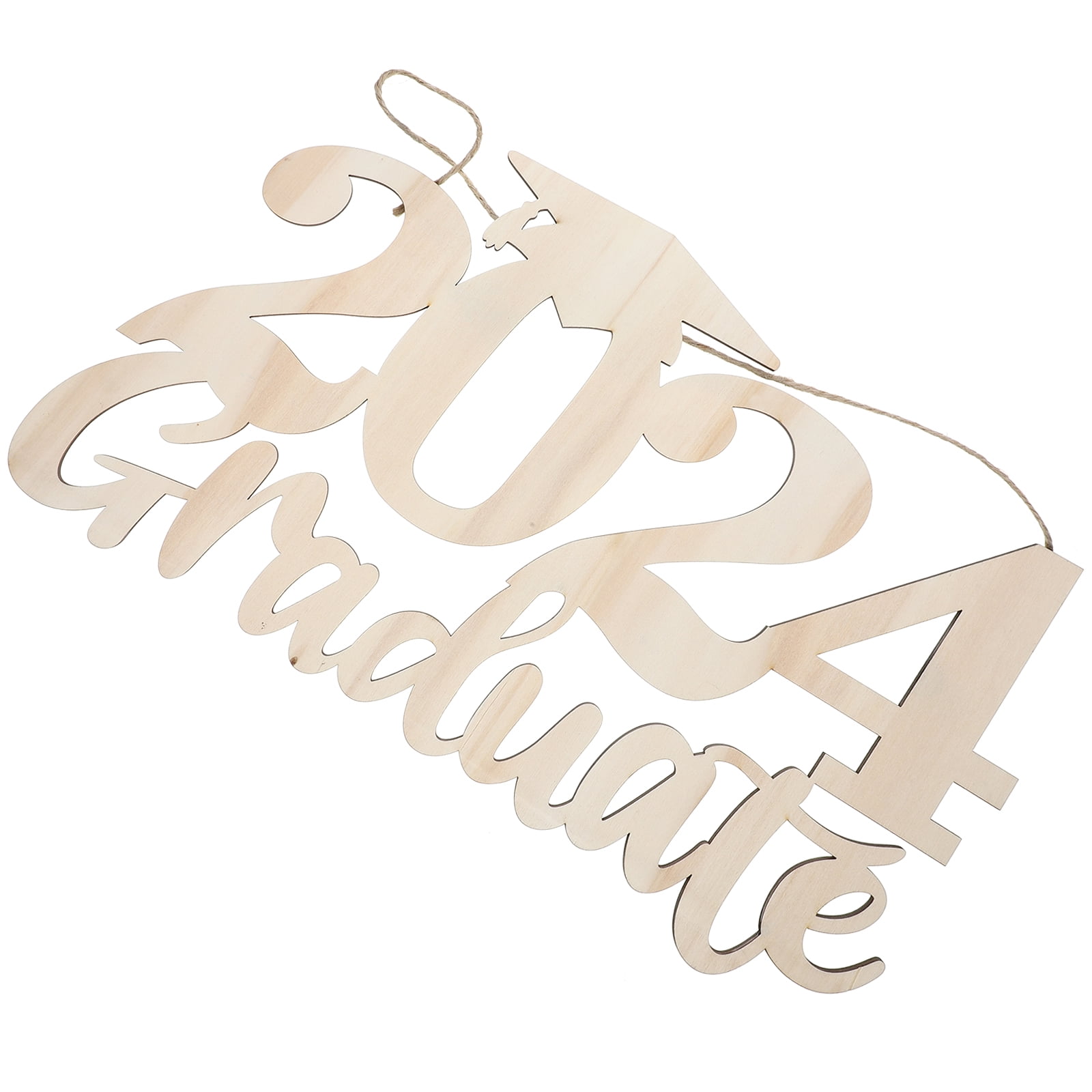 SOPOTUTU Photo Booth Graduation Props Wooden Sign Design 1Set - Walmart.com