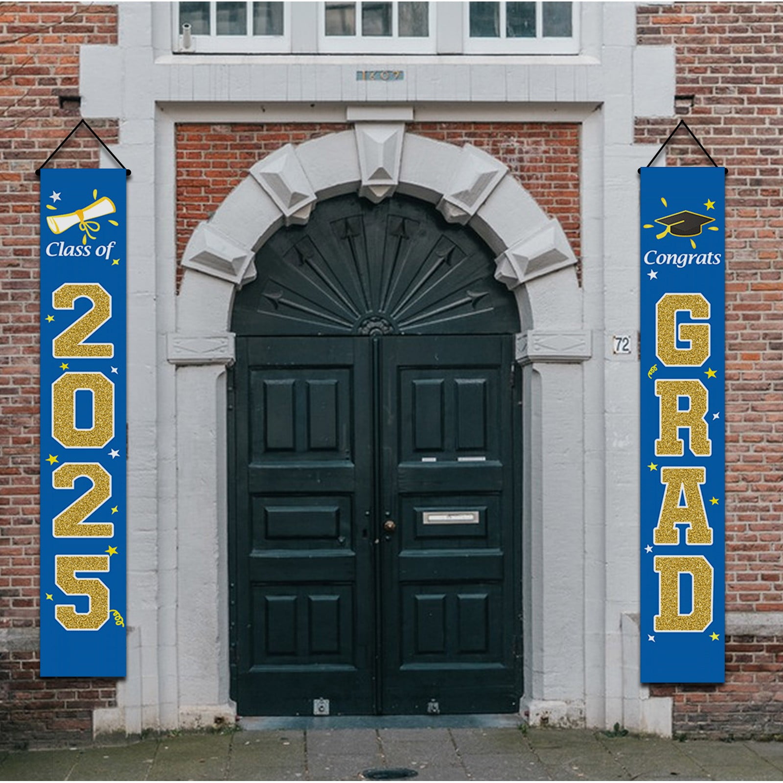 Graduation Yard Signs Class Of 2025, Hanging Graduation Banner 2025 ...