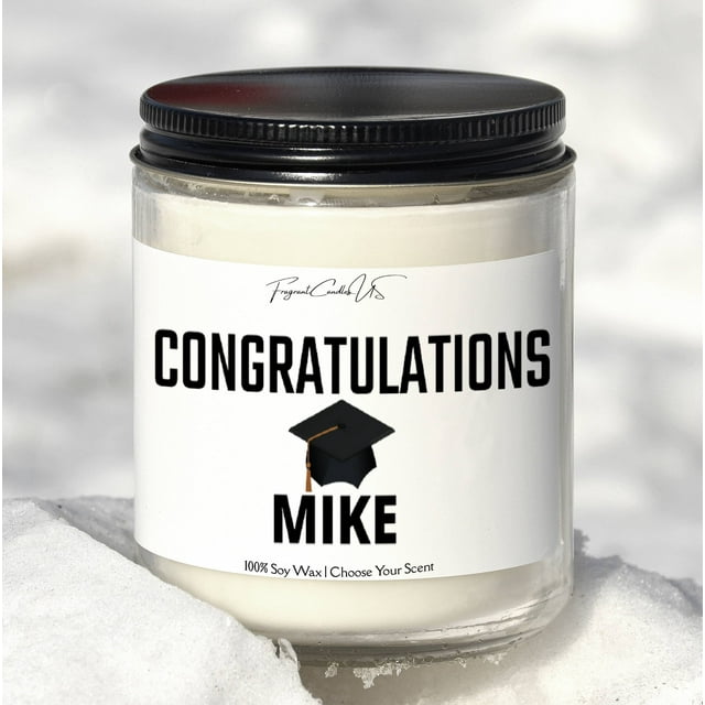 Graduation candle, graduation gifts, Personalized graduation gifts ...