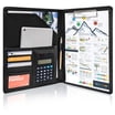 GraduationMall Magnetic Closure Portfolio Resume Padfolio with Pockets ...