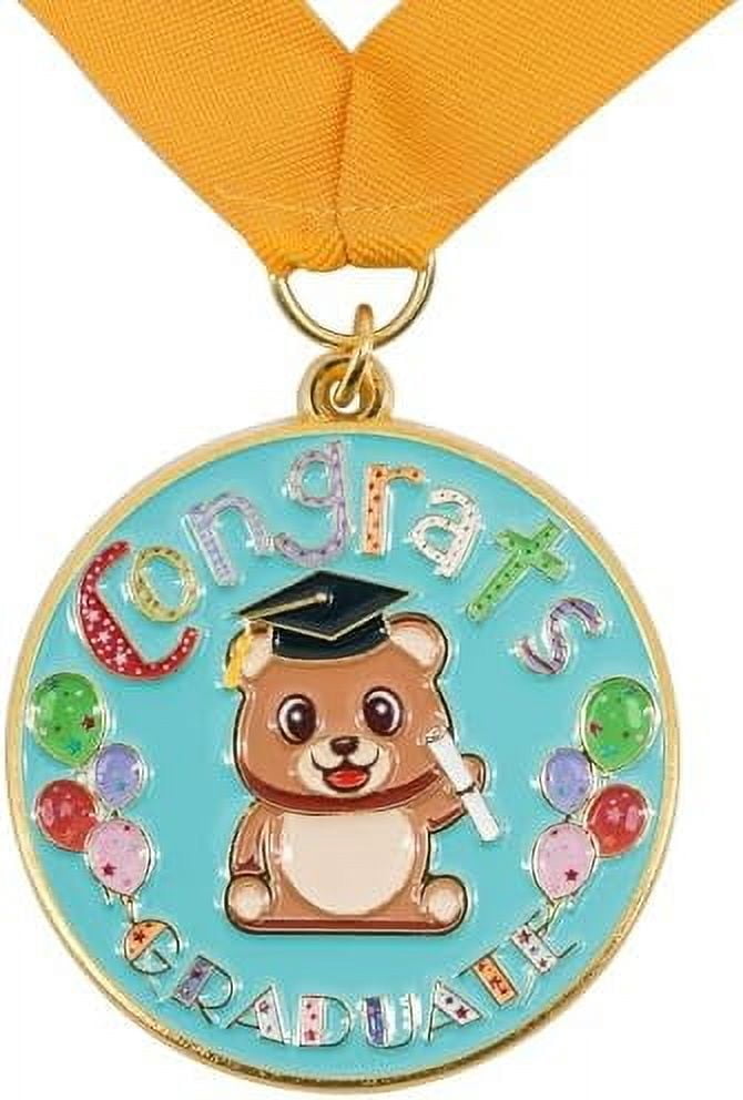 GraduationMall Congrats Kids Graduation Medal with Neck Ribbon ...