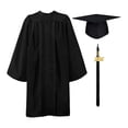GraduationMall Matte Kindergarten Graduation Gown Cap Set with 2026 ...