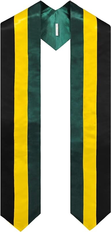 GraduationMall National Flag Graduation Stole Embroidery Sash for Study ...