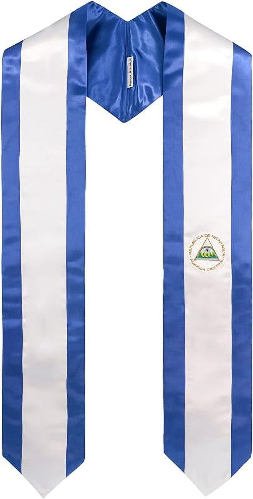 GraduationMall National Flag Graduation Stole Embroidery Sash for Study ...