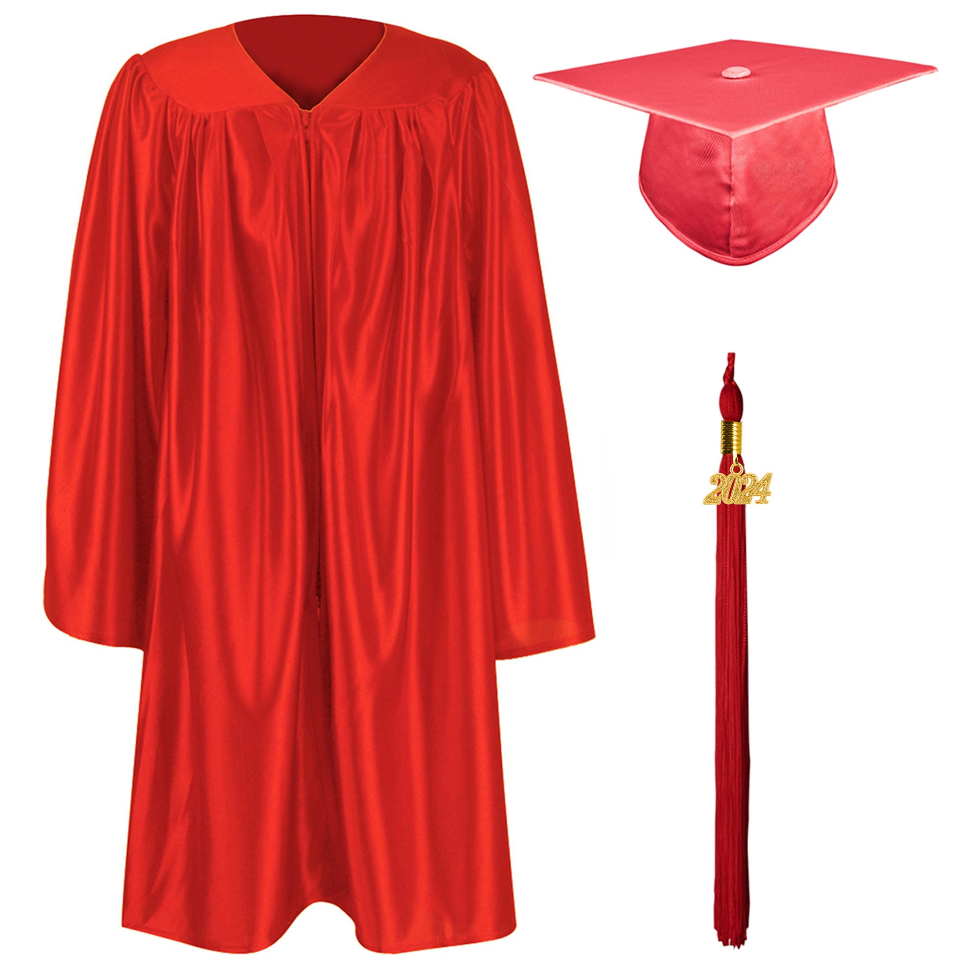 GraduationMall Shiny Kindergarten & Preschool Graduation Gown Cap Set ...