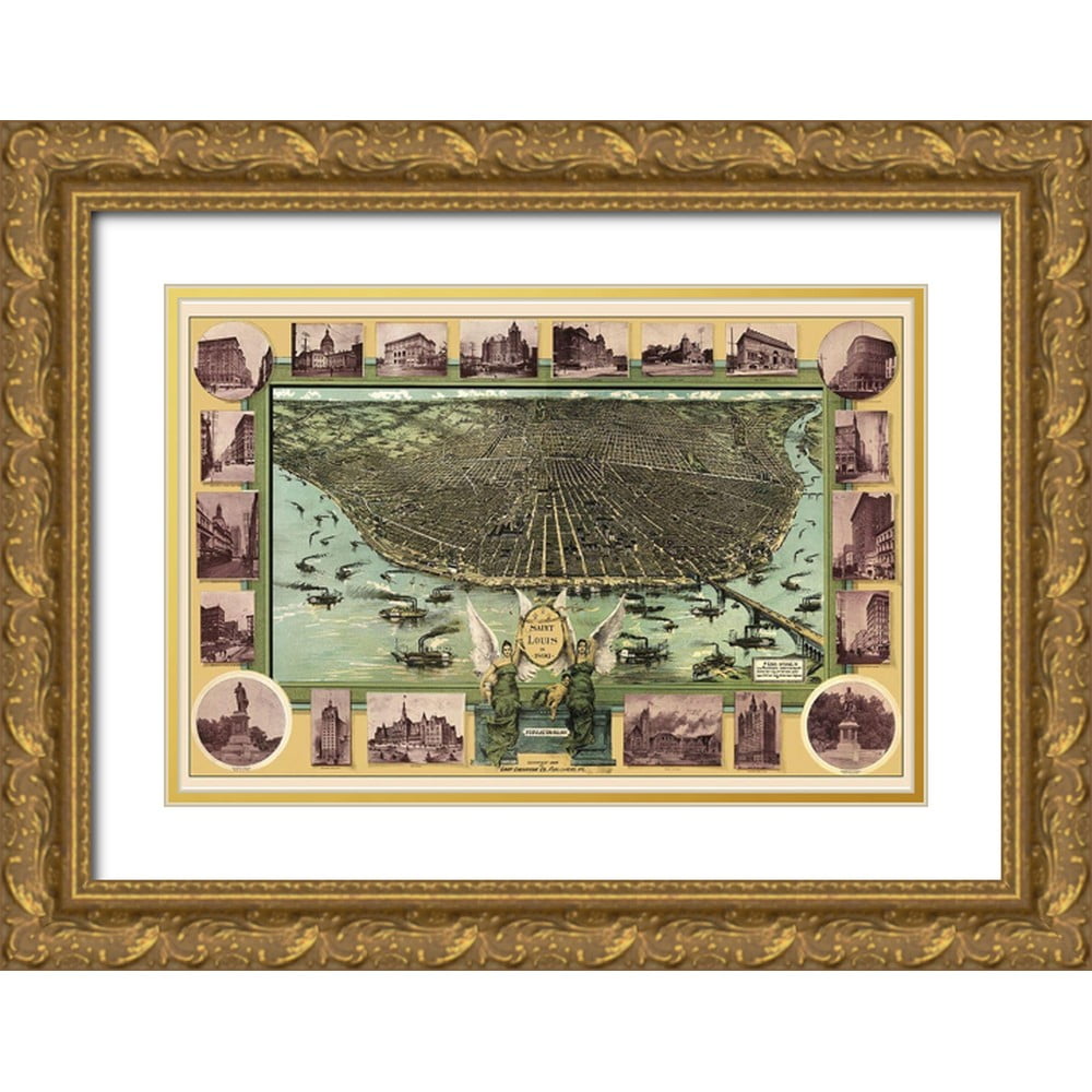 Graf 14x11 Gold Ornate Wood Framed with Double Matting Museum Art Print ...