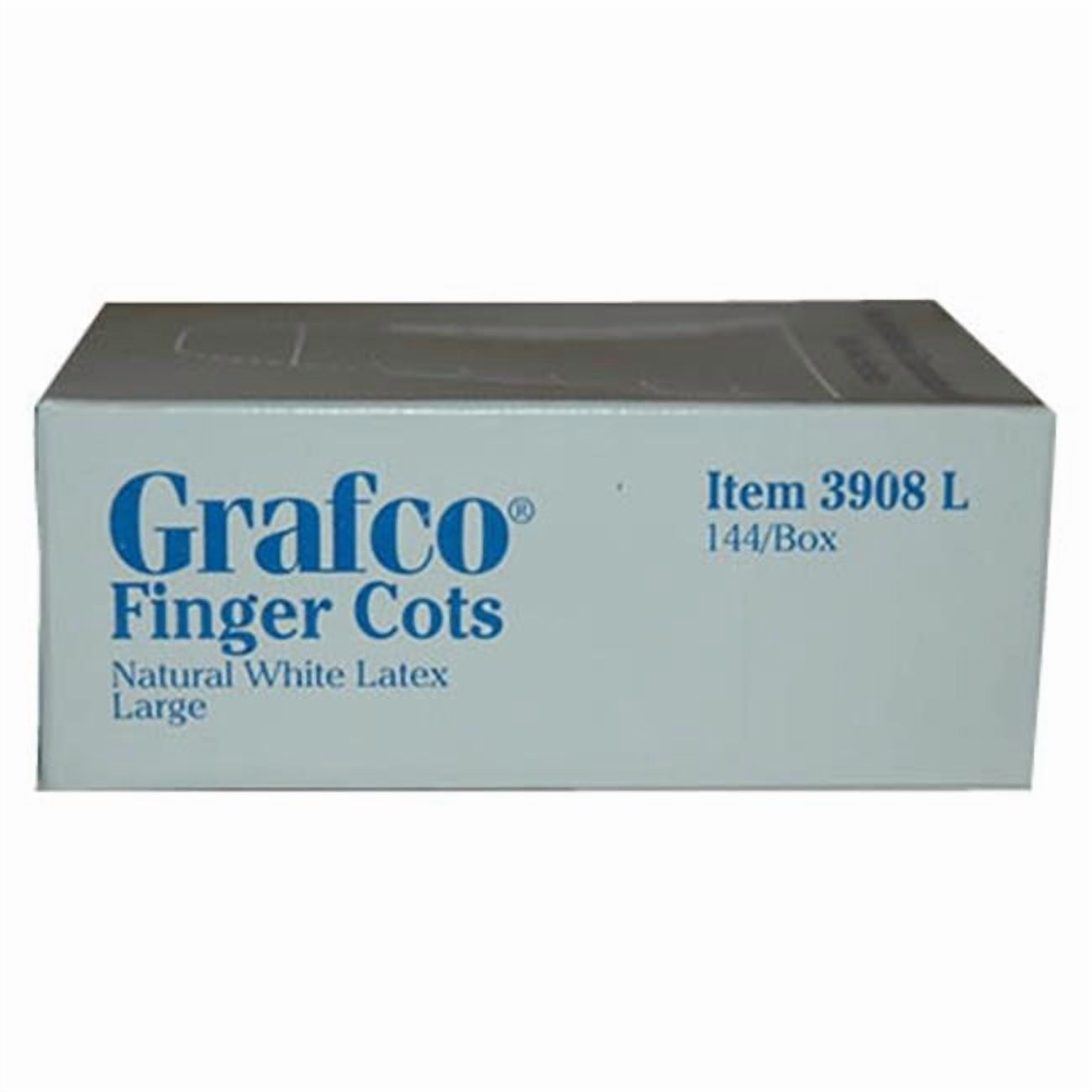 Grafco 922-10311BX144 Finger Cots, Large - Box of 144 - Walmart ...