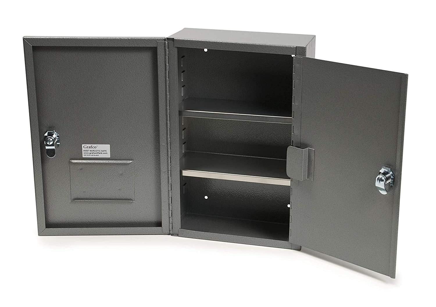 Grafco Locking Narcotics Safe, Steel Drug Cabinet with Double Door ...