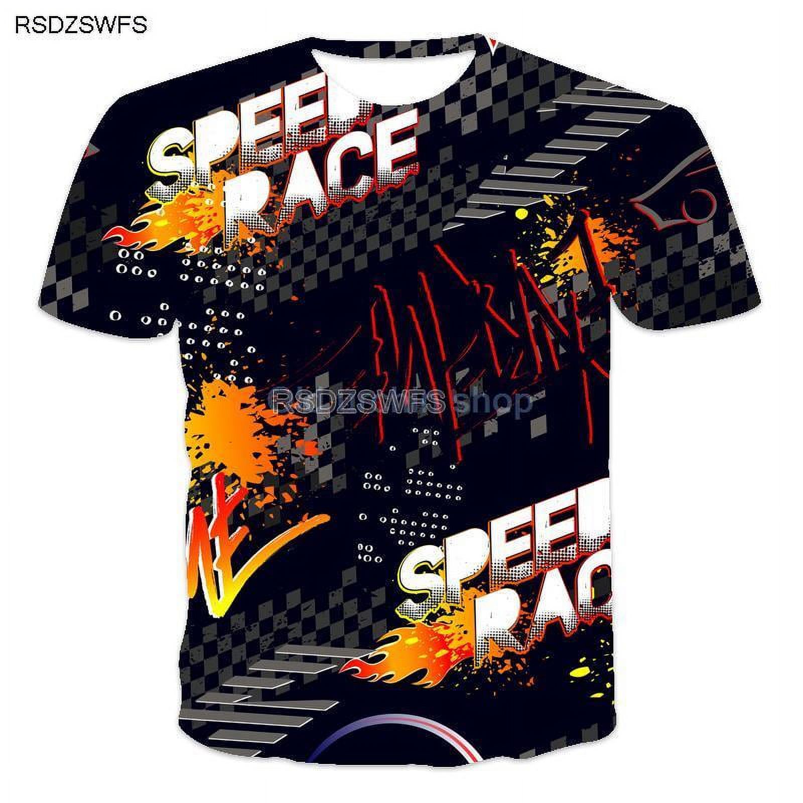 Graffiti 3D Printing Three-dimensional T-shirt 2025 New Funny 3D ...
