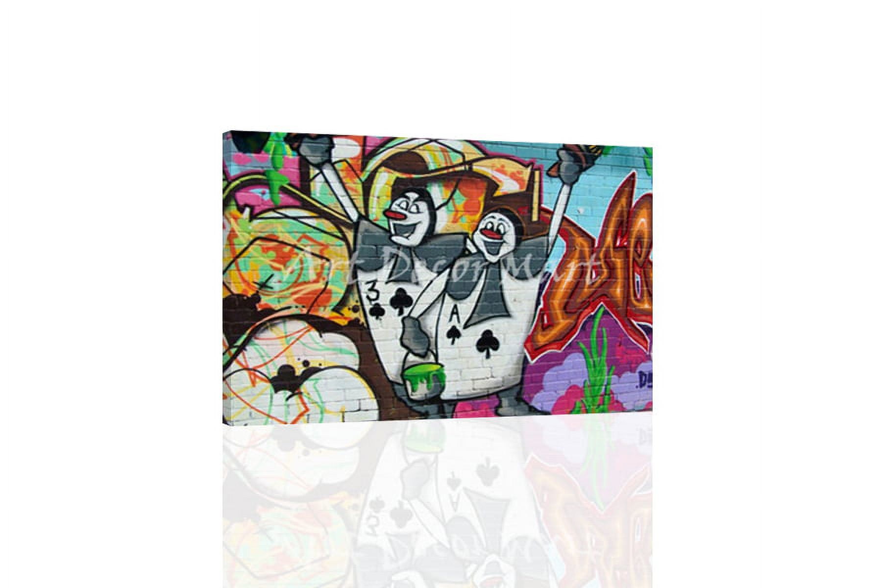 Graffiti Alice in Wonderland - CANVAS OR WALL ART PRINT - Walmart.com