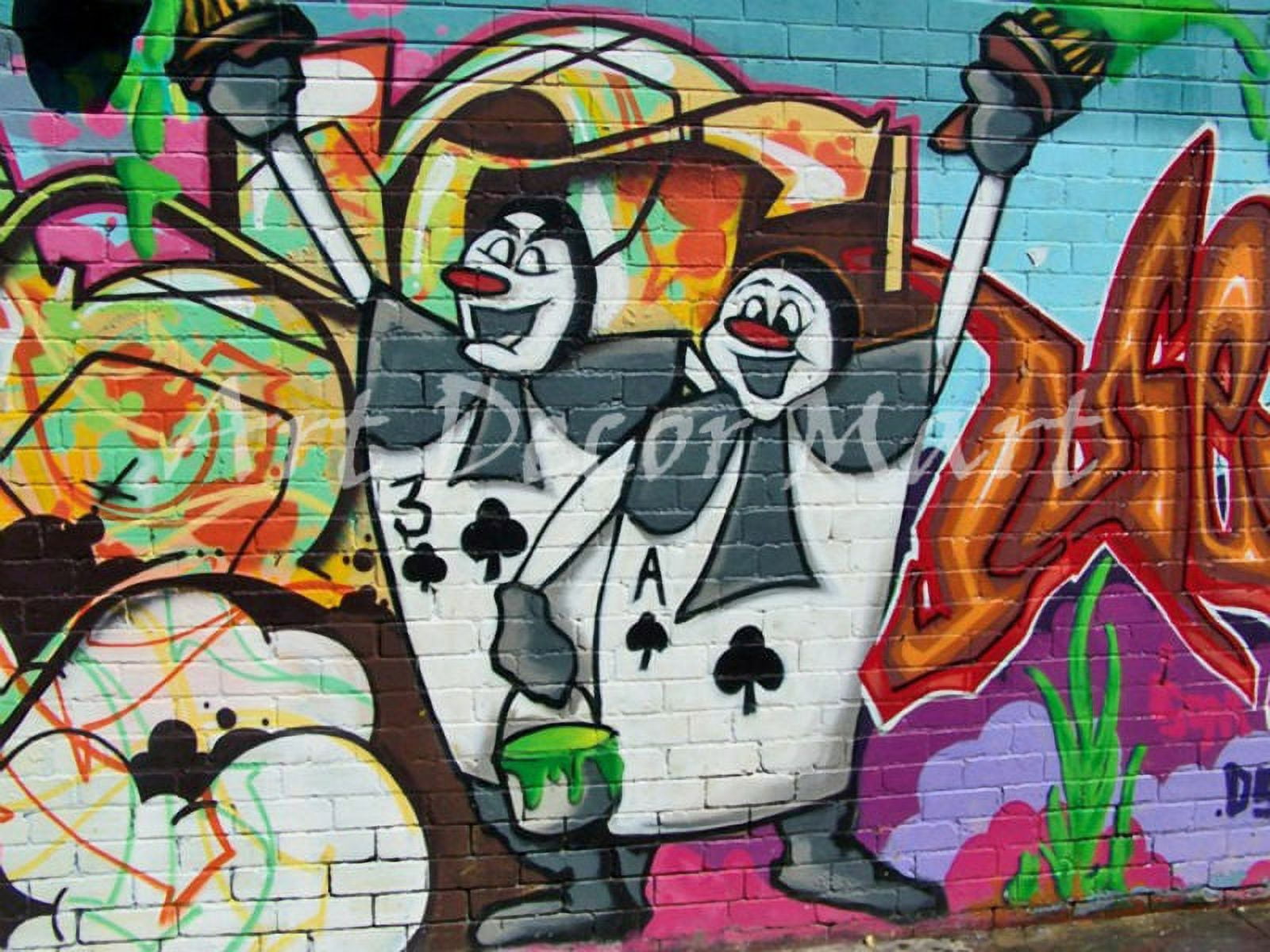 Graffiti Alice in Wonderland - CANVAS OR WALL ART PRINT - Walmart.com