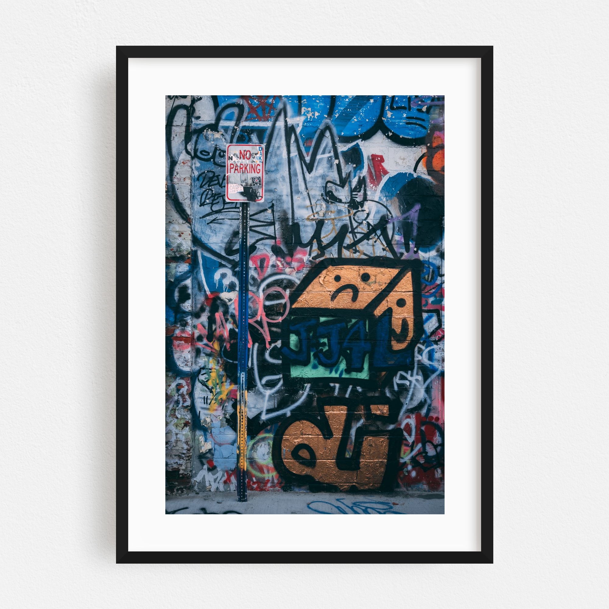 Graffiti Alley, Baltimore 04 - Baltimore Maryland Photography Black Framed Wall Art Print 12 x ...