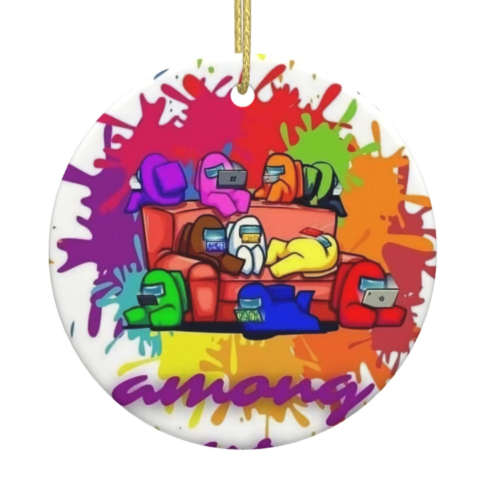 Graffiti Among Us Christmas Ornament 2026,Ornaments for Christmas Tree ...
