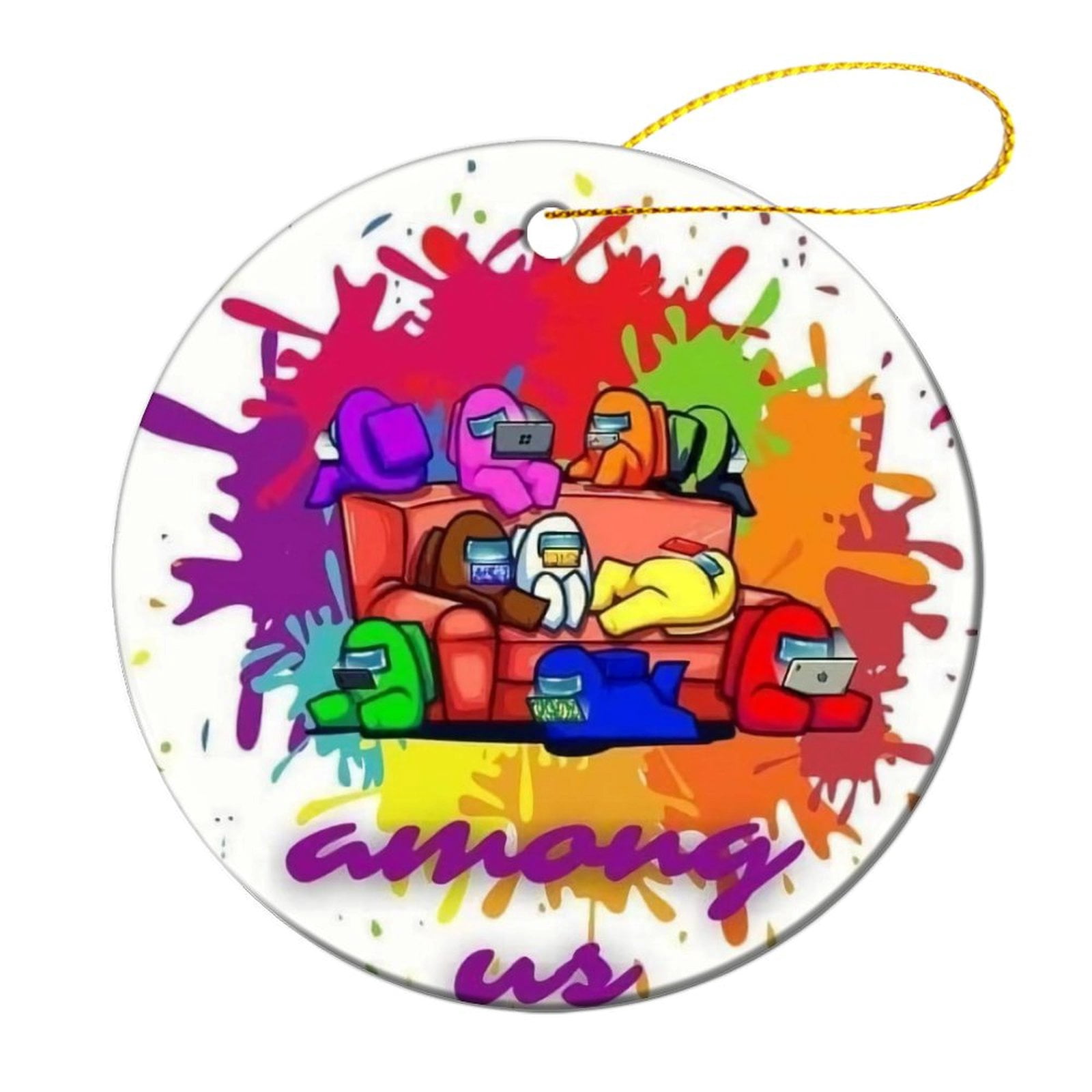 Graffiti Among Us Christmas Ornament,Farmhouse Christmas Tree Holiday ...