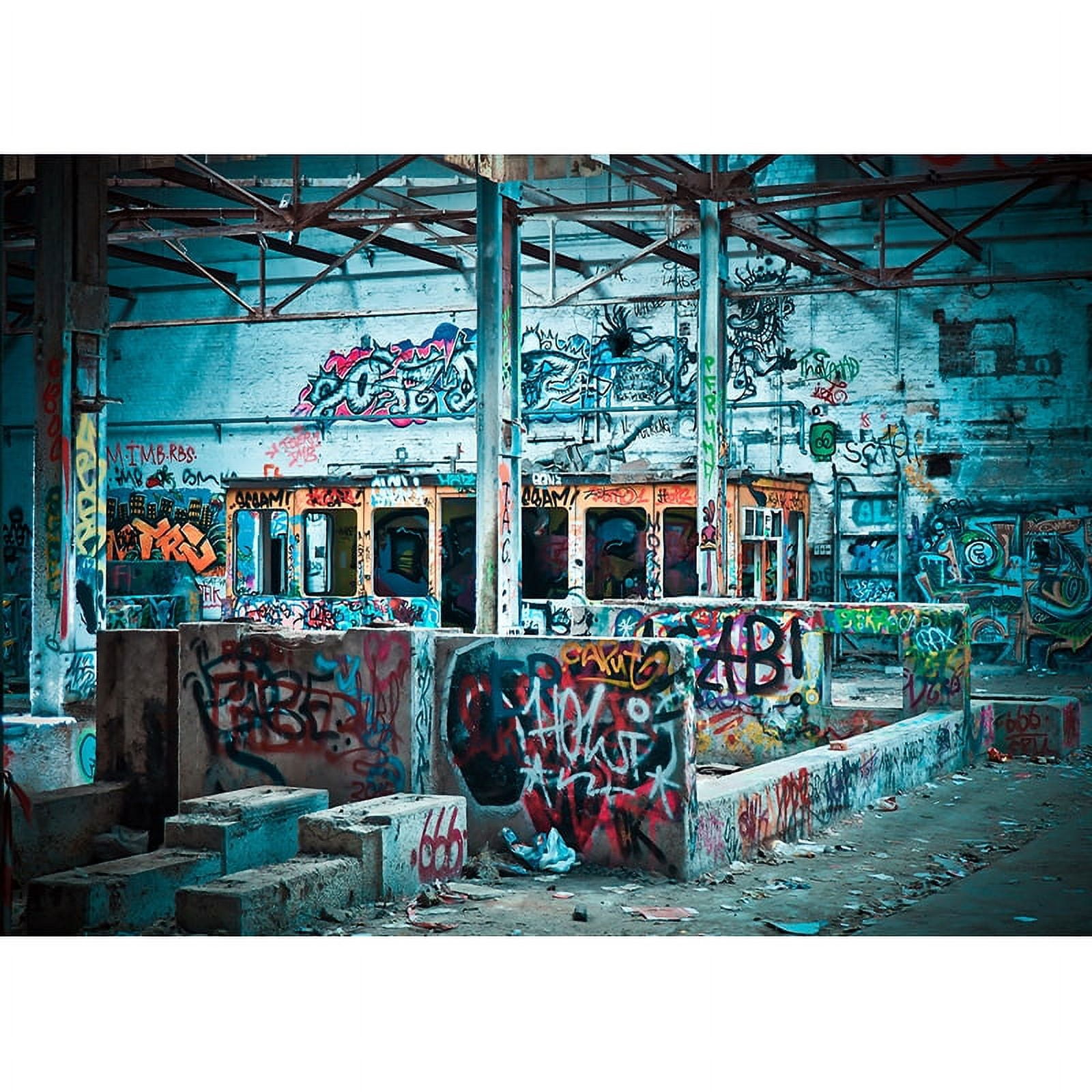 Graffiti Antique Brick Wall Photography Backdrops Props Cement Texture ...