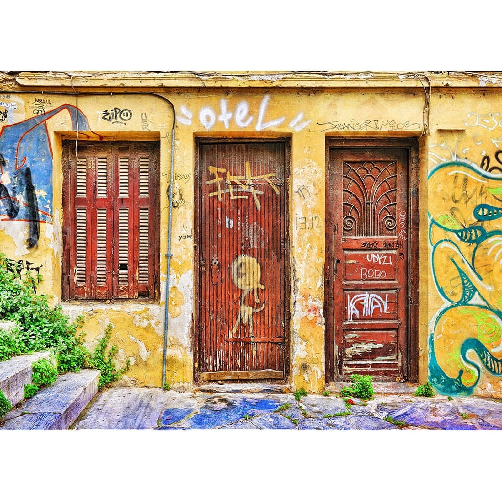 Graffiti Antique Brick Wall Photography Backdrops Props Cement Texture ...