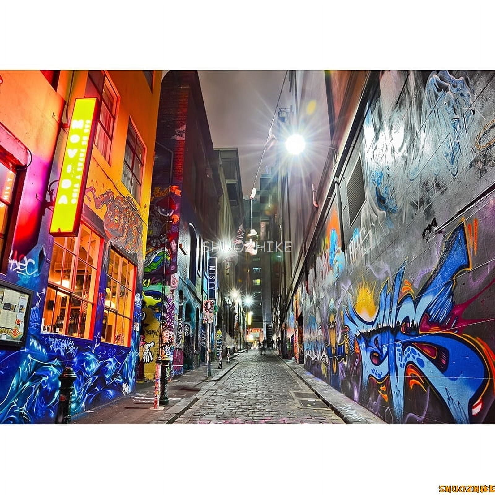 Graffiti Antique Brick Wall Photography Backdrops Props Cemt Texture St ...