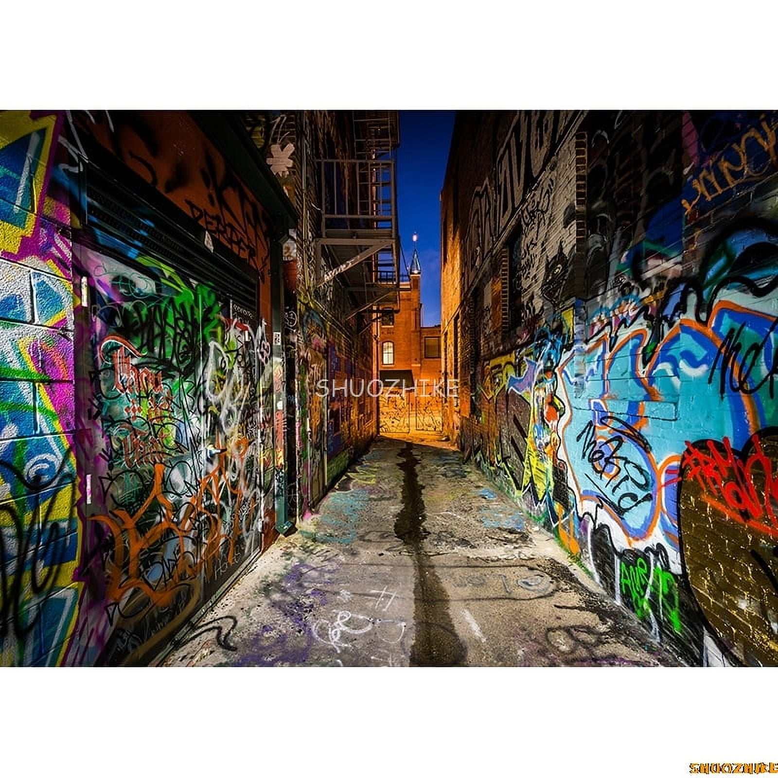 Graffiti Antique Brick Wall Photography Backdrops Props Cemt Texture St ...