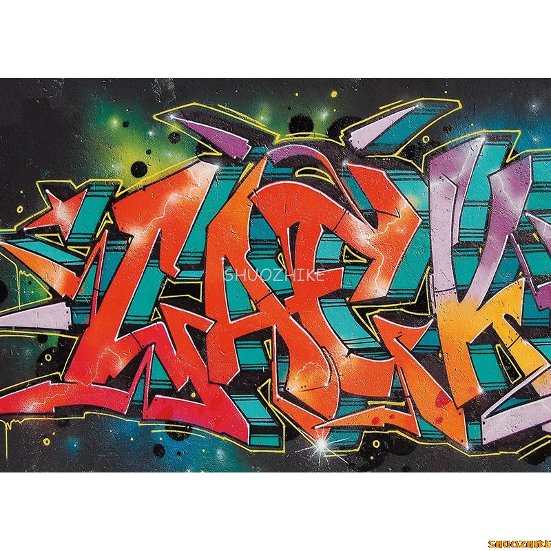 Graffiti Antique Brick Wall Photography Backdrops Props Cemt Texture St ...