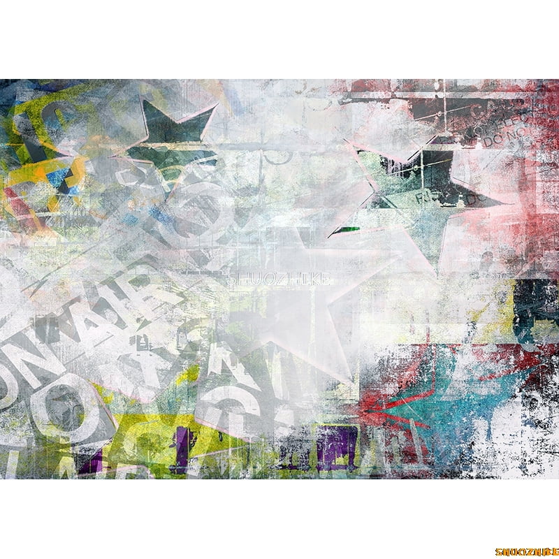 Graffiti Antique Brick Wall Photography Backdrops Props Cemt Texture St ...