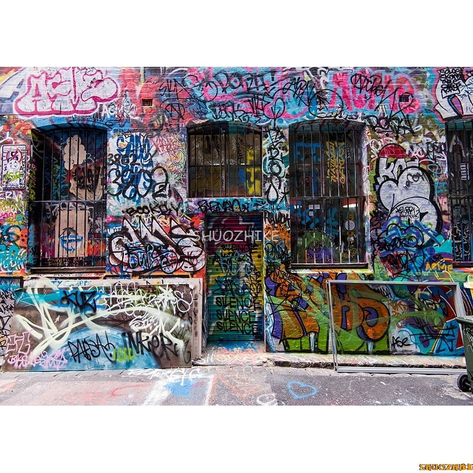 Graffiti Antique Brick Wall Photography Backdrops Props Cemt Texture St ...