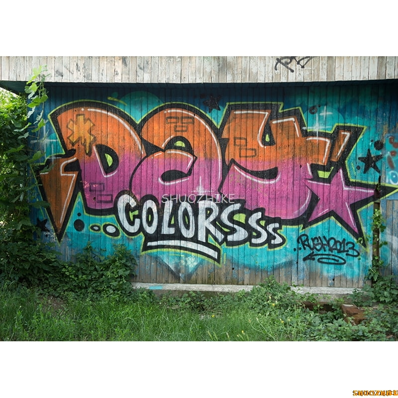 Graffiti Antique Brick Wall Photography Backdrops Props Cemt Texture St ...