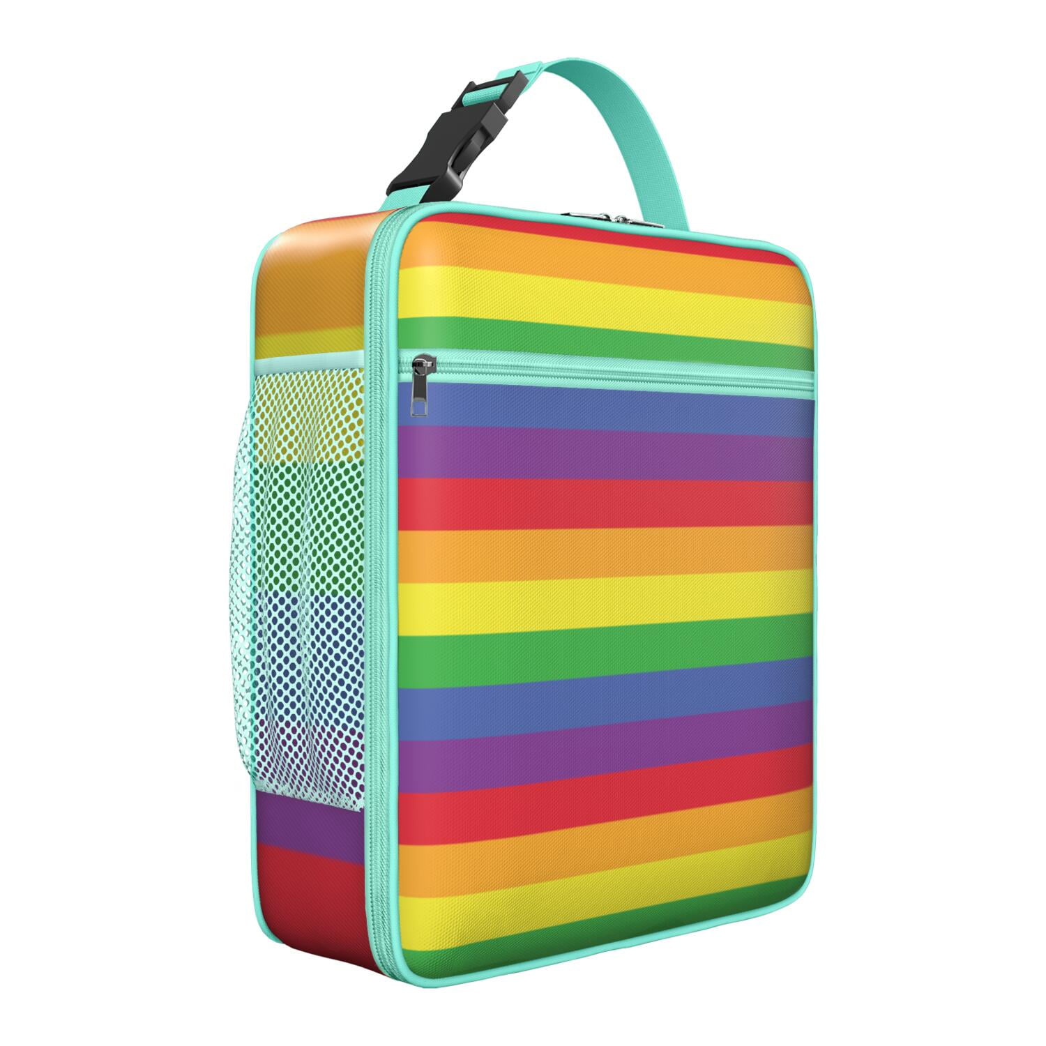 Graffiti Art Insulated Lunch Bag Box Women Reusable Lunch Bag with Side ...