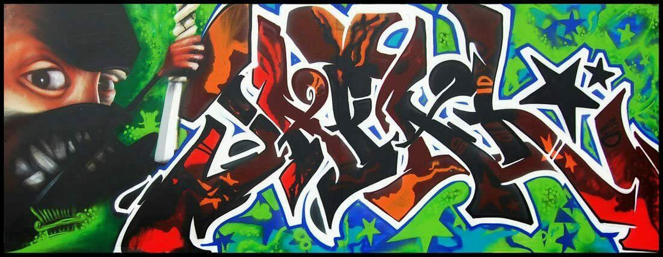 Graffiti Art LXXXI - CANVAS OR FINE PRINT WALL ART - Walmart Business ...