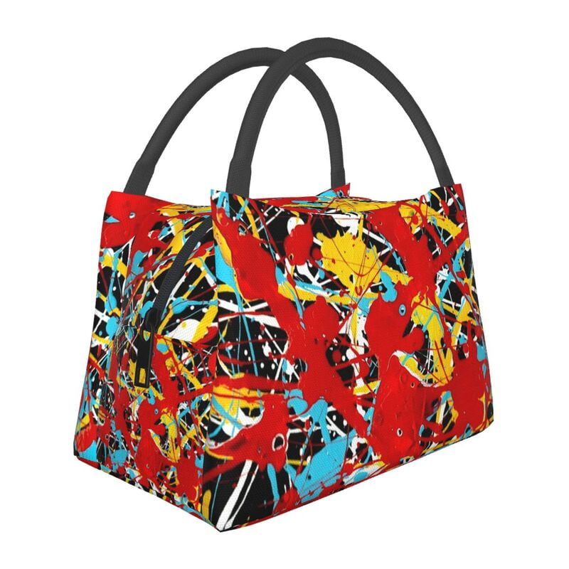 Graffiti Art Paint Splatter Lunch Boxes Women Street Cooler Thermal ...