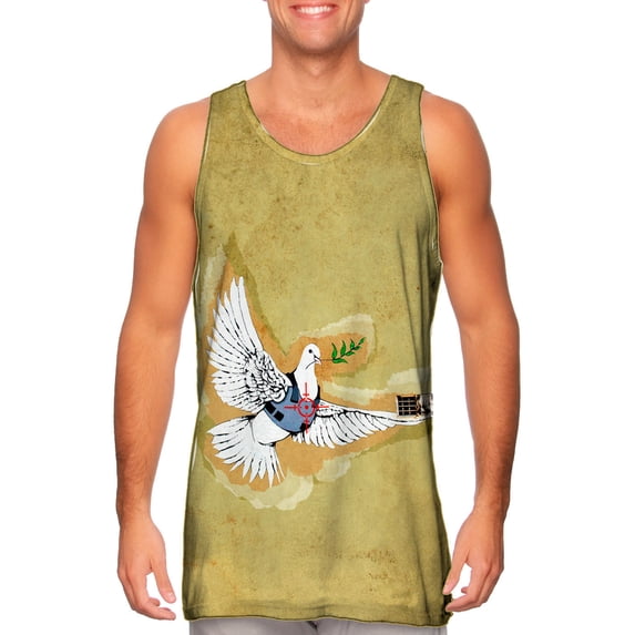 Graffiti Banksy Dove Tank Top - Walmart.com