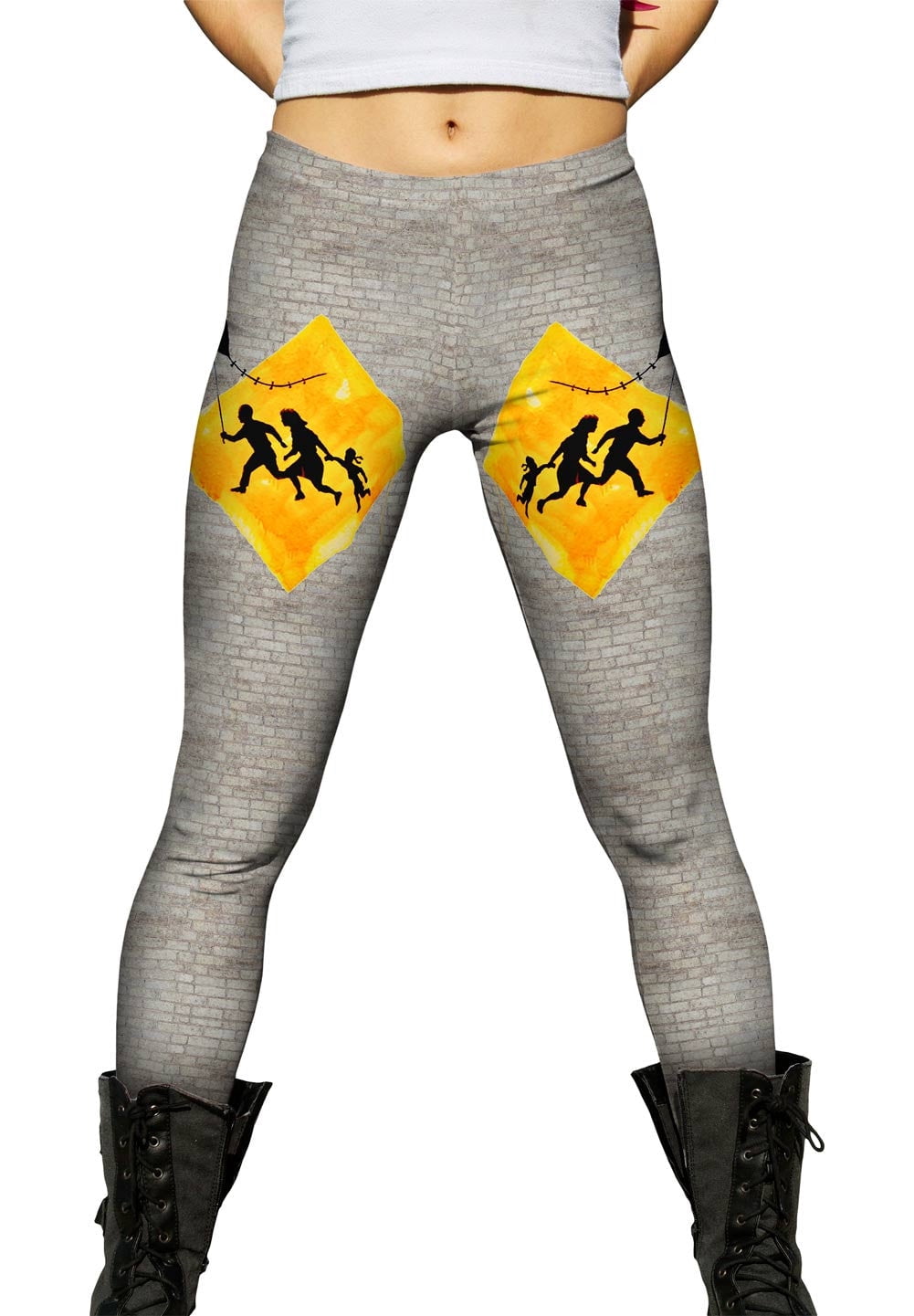 Graffiti Banksy Family Kite Flying Leggings - Walmart.com