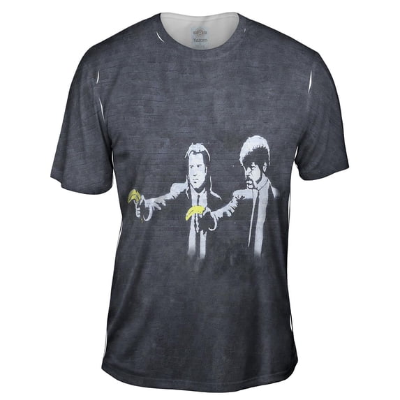 Graffiti Banksy Pulp Fruiction Mens T-Shirt All Over Print - Walmart.com
